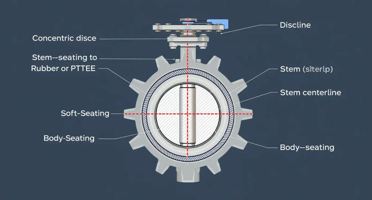 Butterfly Valve Types: Concentric vs Double & Triple Offset | CTGV