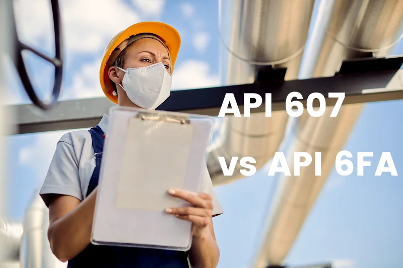 API 607 vs API 6FA: Fire-Safe Valve Testing Standards | CTGV