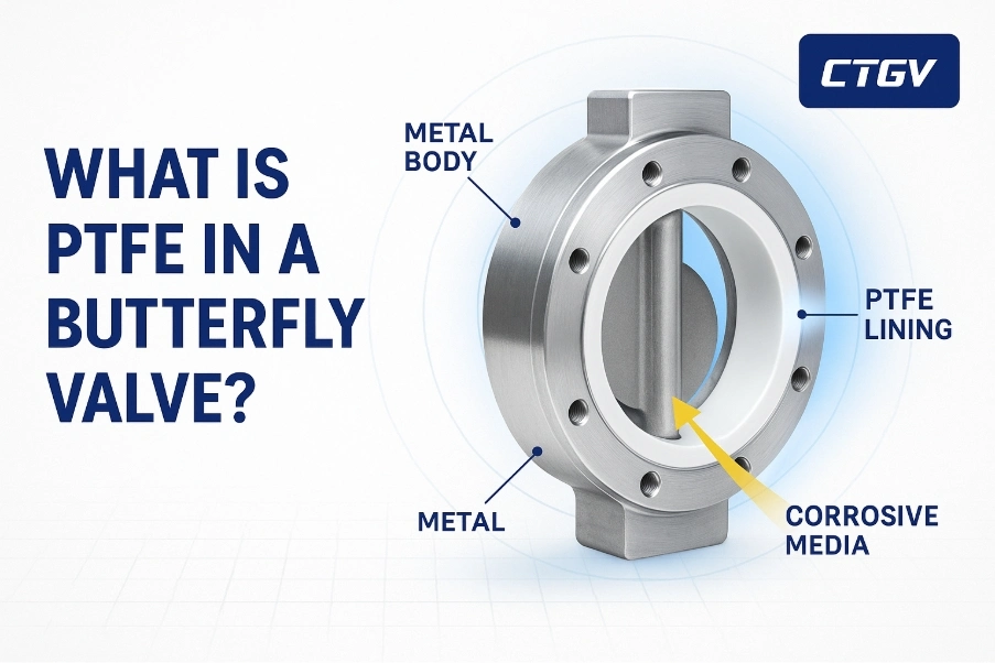 What is PTFE in a Butterfly Valve? | CTGV